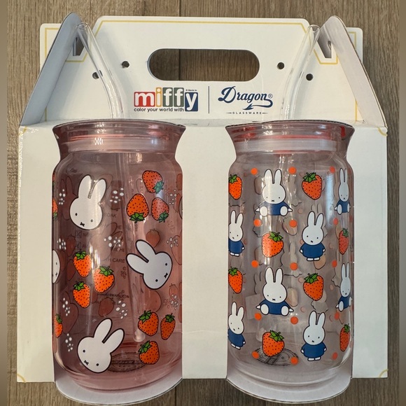 miffy | Dining | Miffy X Dragon Drinking Glasses 6oz Set Of 2 With ...